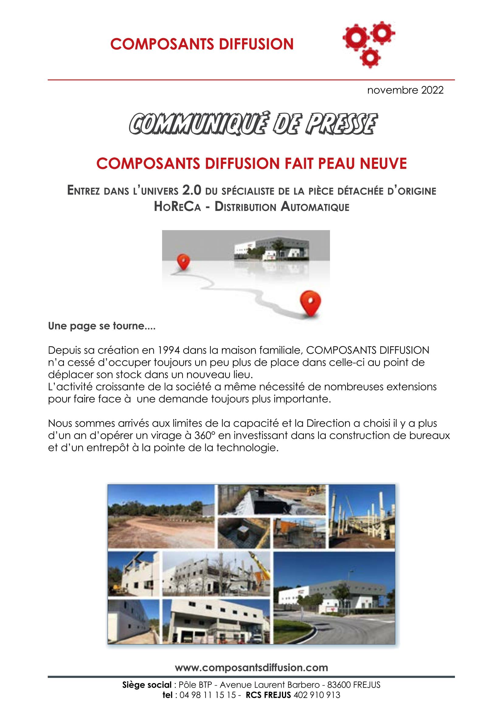 Espace Presse - Composants Diffusion